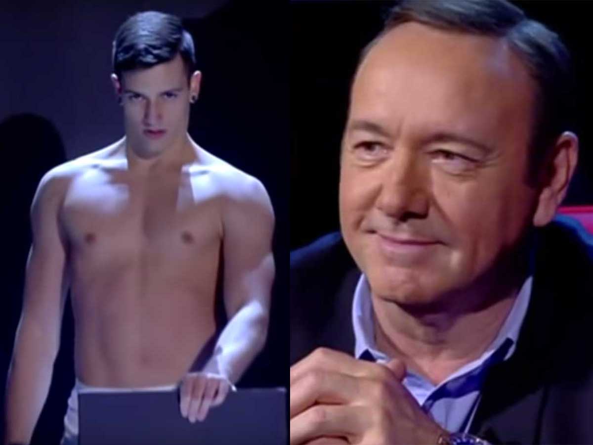 Vidéo : neuf danseurs italiens à nu pour Kevin Spacey - têtu·
