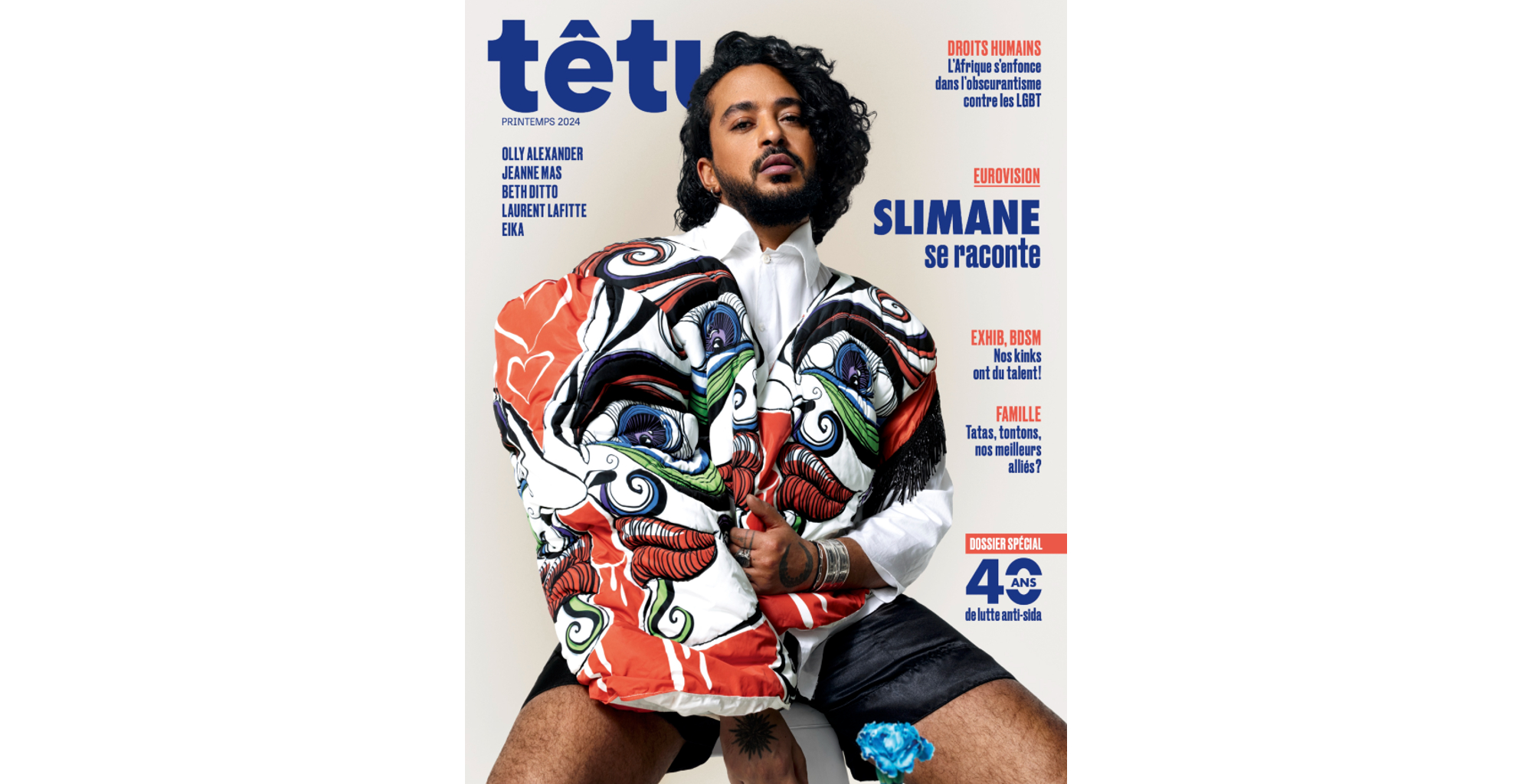Au sommaire de têtu· magazine ce printemps avec Slimane